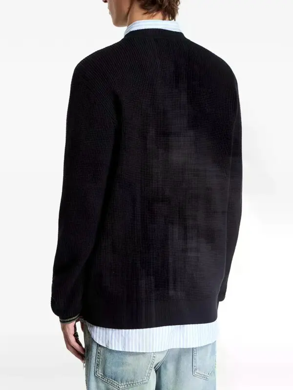 Fred Perry Waffle-stitch Sweater