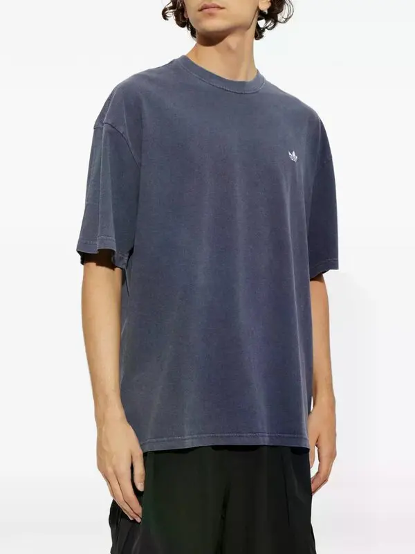 Adidas Logo-embroidered T-shirt