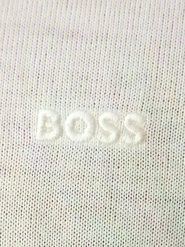 BOSS Logo-embroidered Crew-neck Sweater