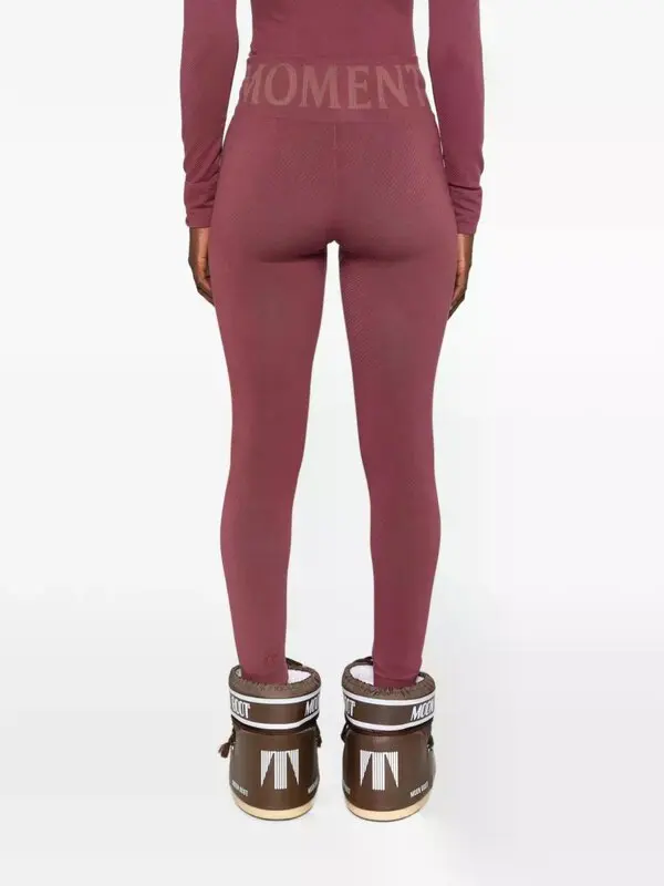 Perfect Moment Logo-waistband Ski Leggings
