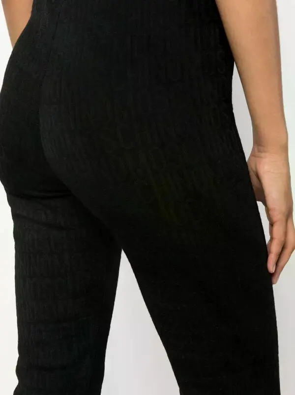 Moschino Logo-jacquard Leggings