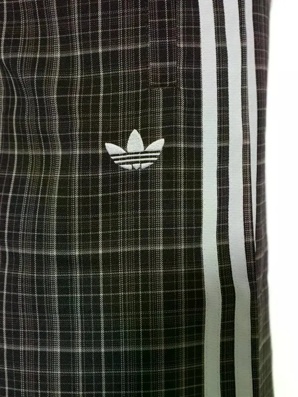 Adidas Check-pattern Track Pants