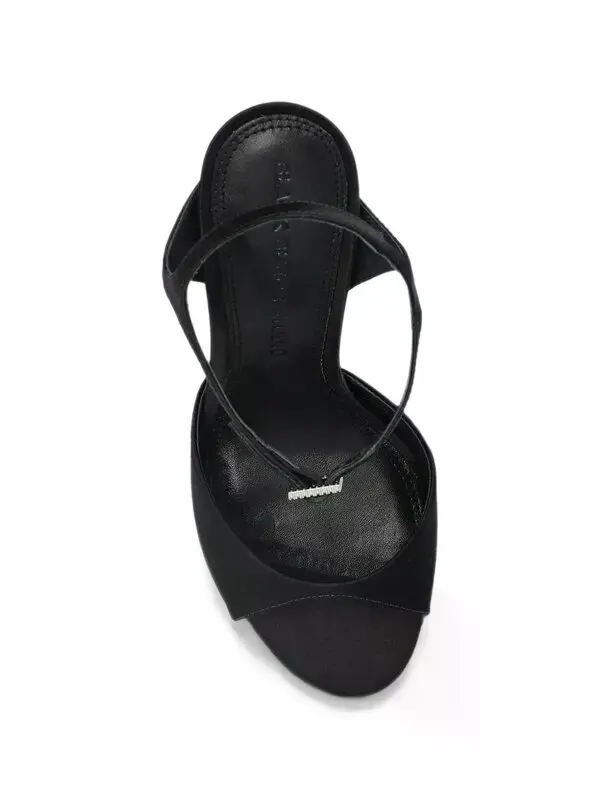 BLACK SUEDE STUDIO Geri Satin Sandals