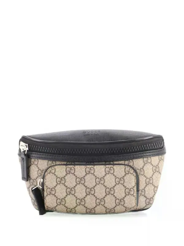 Gucci Eden Waist Bag Gg Coated Canvas Medium Belt Bag