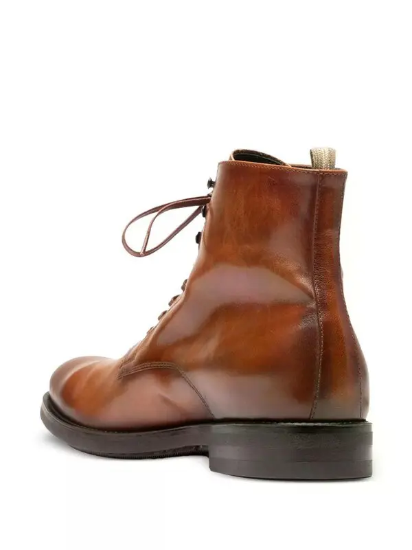 Officine Creative Academia 003 Lace-up Derby Boots