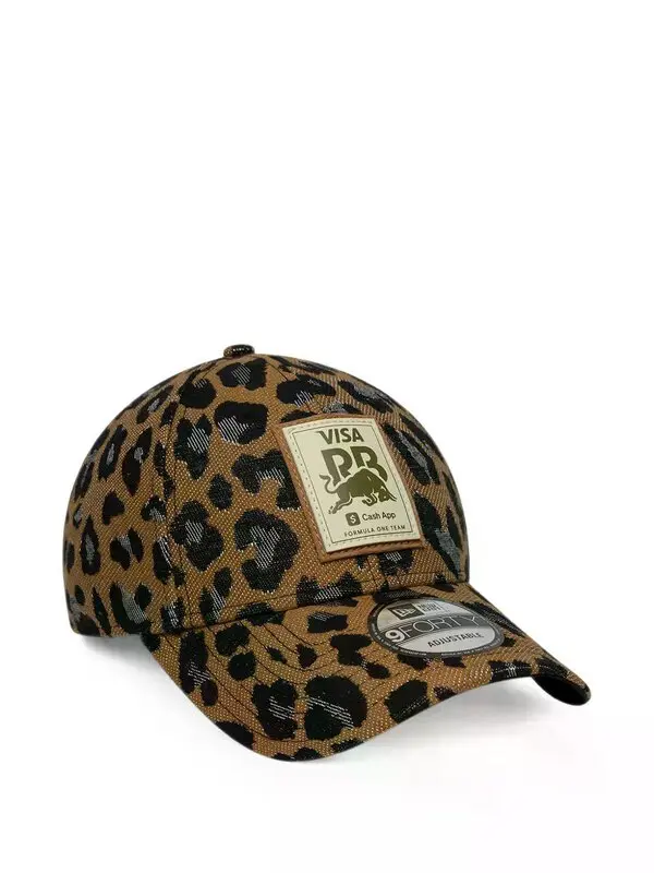 New Era Visa Cash App Racing Bulls 9forty Leopard-print Cap - Brown