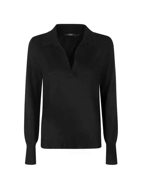 Seventy V-neck Spread-collar Sweater