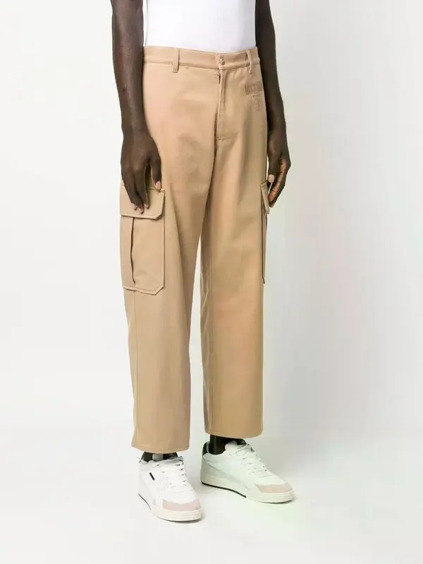 Moschino Cargo-pocket Wide-leg Trousers