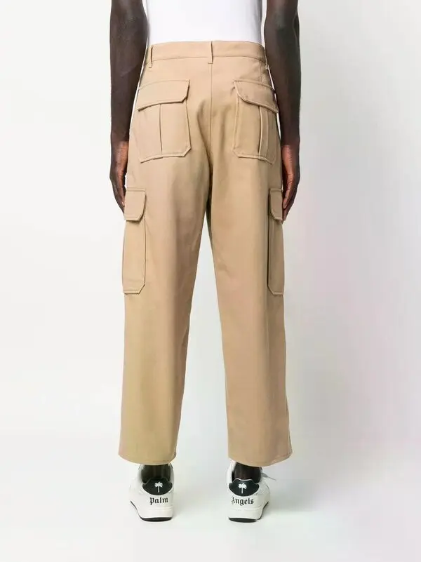 Moschino Cargo-pocket Wide-leg Trousers