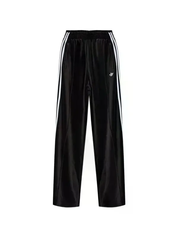 Adidas 3-stripes Velour Track Pants - Black