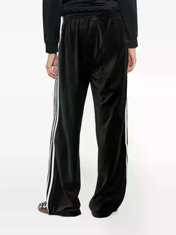 Adidas 3-stripes Velour Track Pants - Black