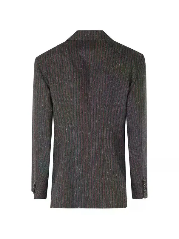 Erika Cavallini Pinstripe Peak-lapel Blazer