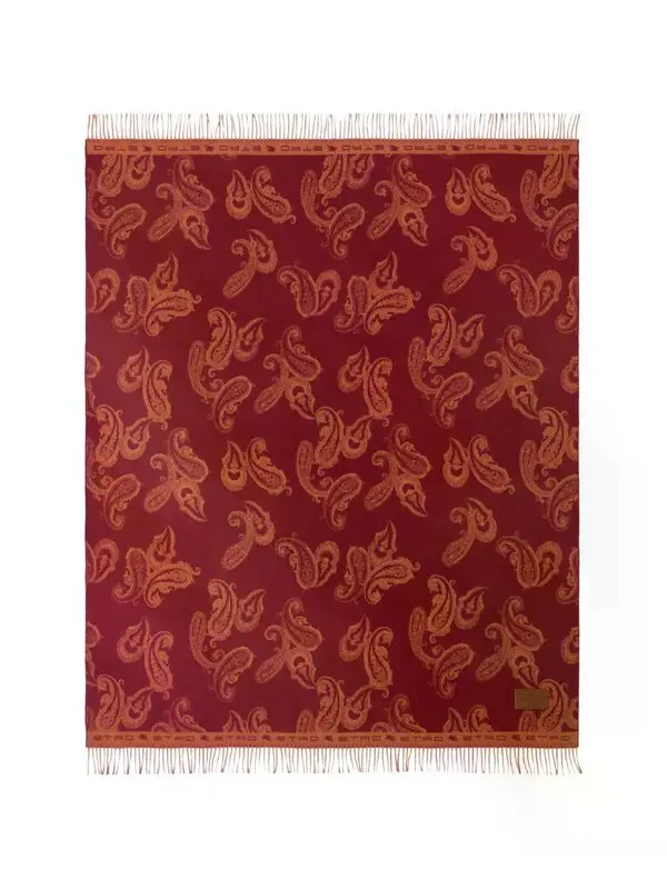 Etro Paisley Jacquard Blanket