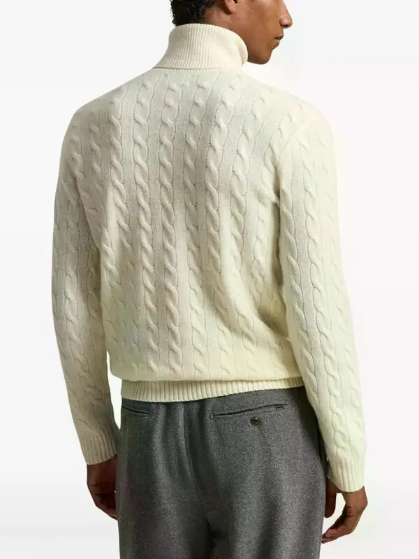 Polo Ralph Lauren Cable Wool-cashmere Roll Neck Jumper