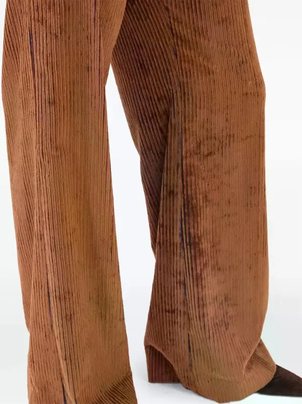 OTTOD'AME Corduroy Wide-leg Trousers