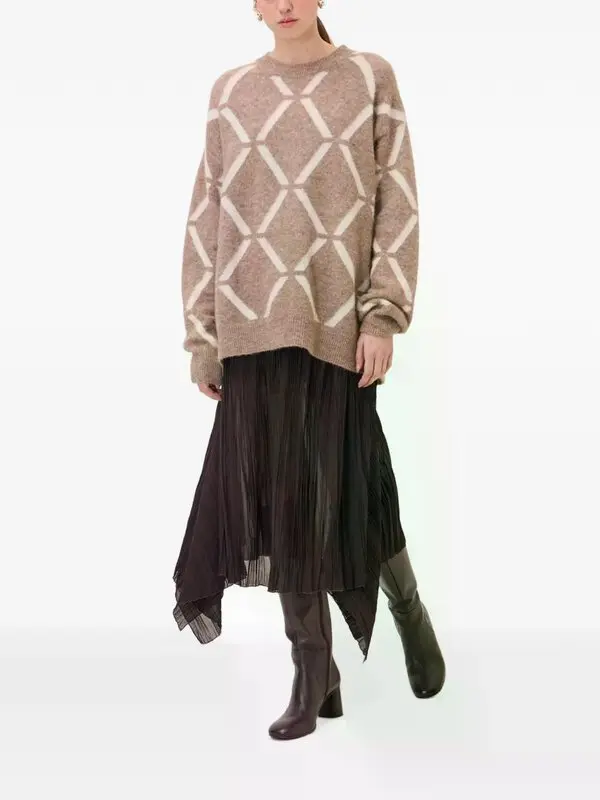 OTTOD'AME Geometric-patterned Sweater