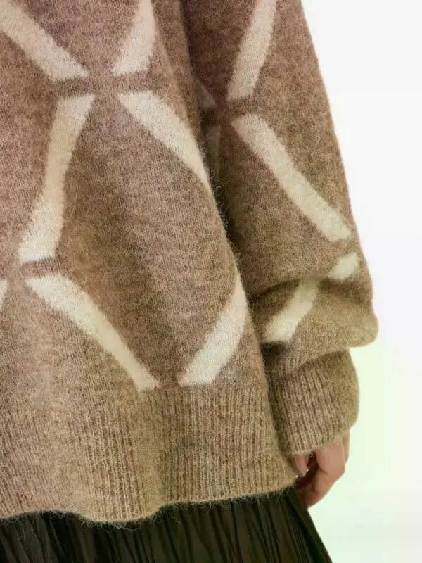 OTTOD'AME Geometric-patterned Sweater