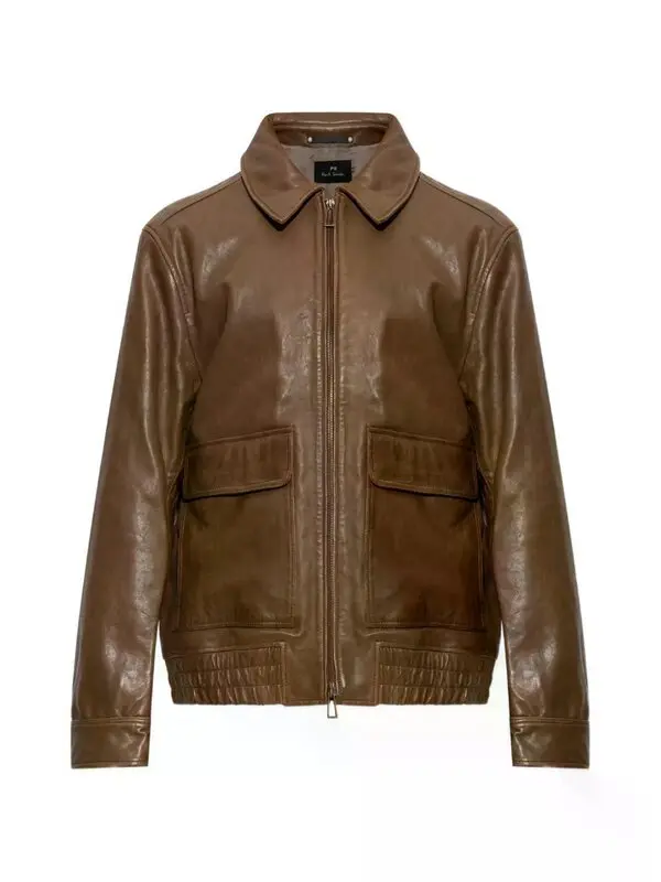 Paul Smith Zip-up Leather Jacket