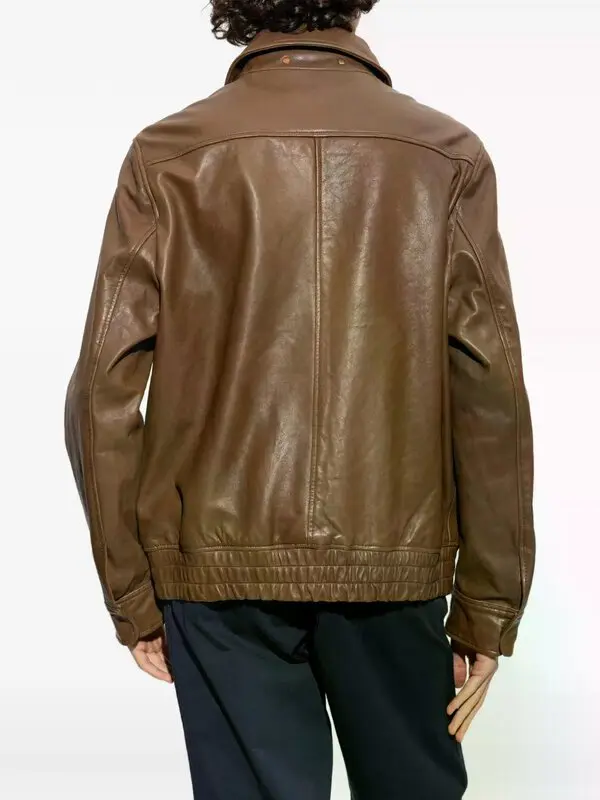 Paul Smith Zip-up Leather Jacket