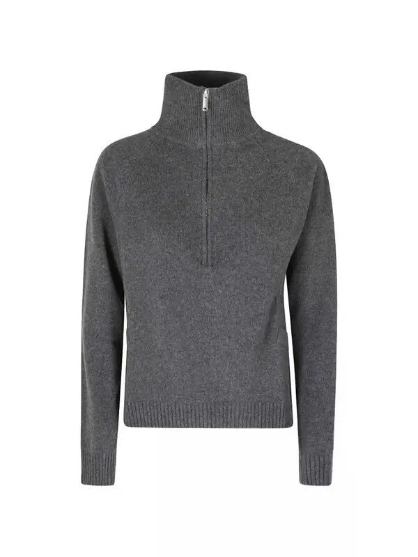SEMICOUTURE Meg Panelled Half-zip Sweater
