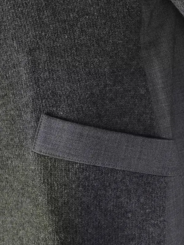 SEMICOUTURE Meg Panelled Half-zip Sweater