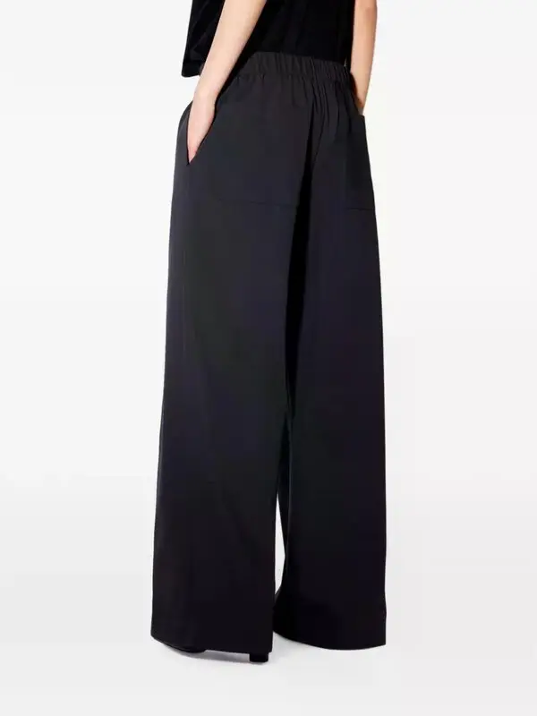 Liviana Conti Elasticated-waistband Wide-leg Trousers