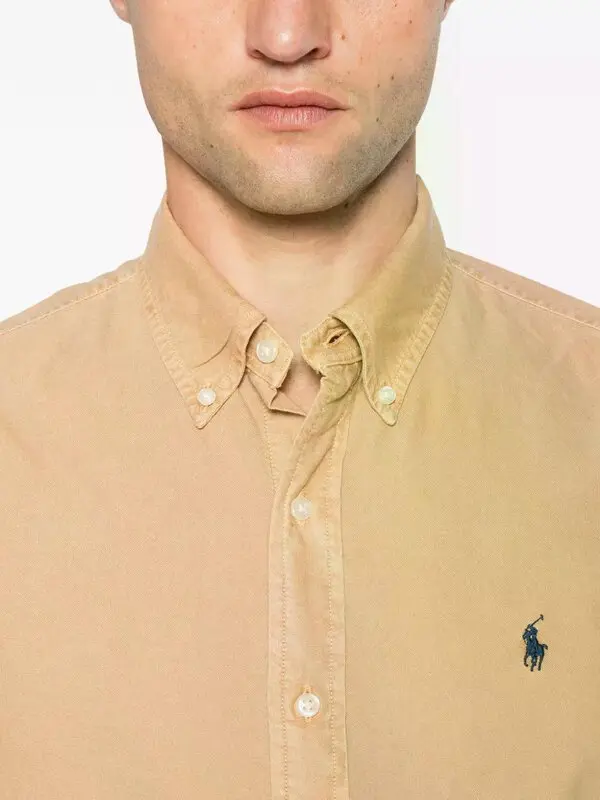 Polo Ralph Lauren Logo-embroidered Button-down Shirt