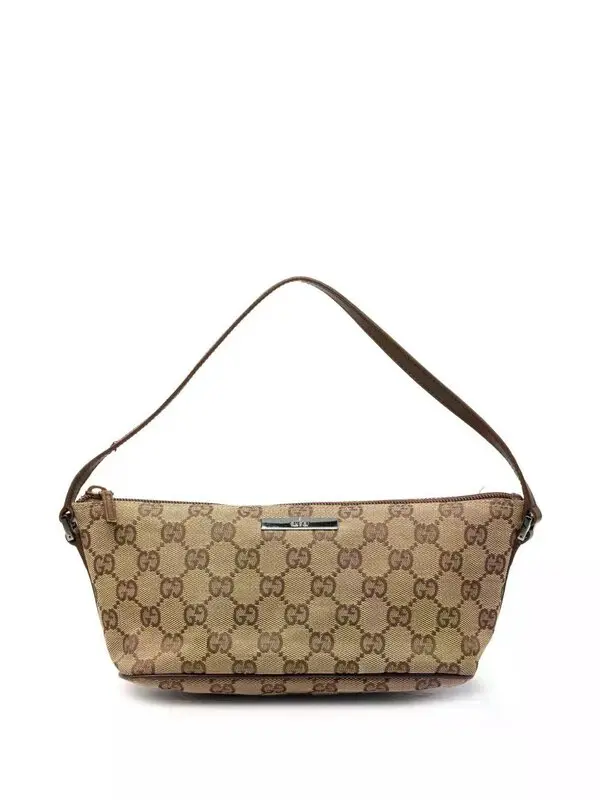 Gucci 2000-2015 Gg Canvas Boat Shoulder Bag