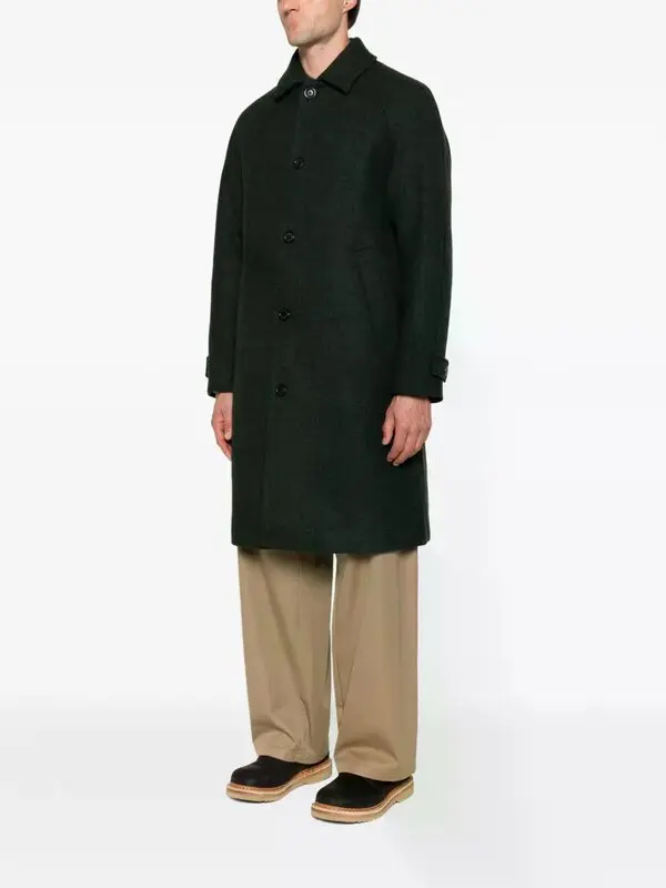 LES DEUX Button-up Raglan-sleeve Coat