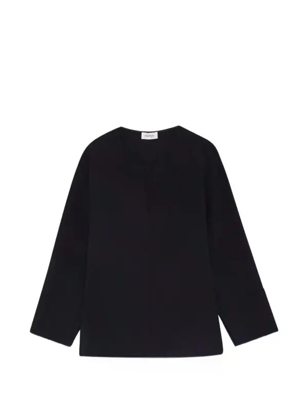 OTTOD'AME V-neck Long-sleeve Blouse