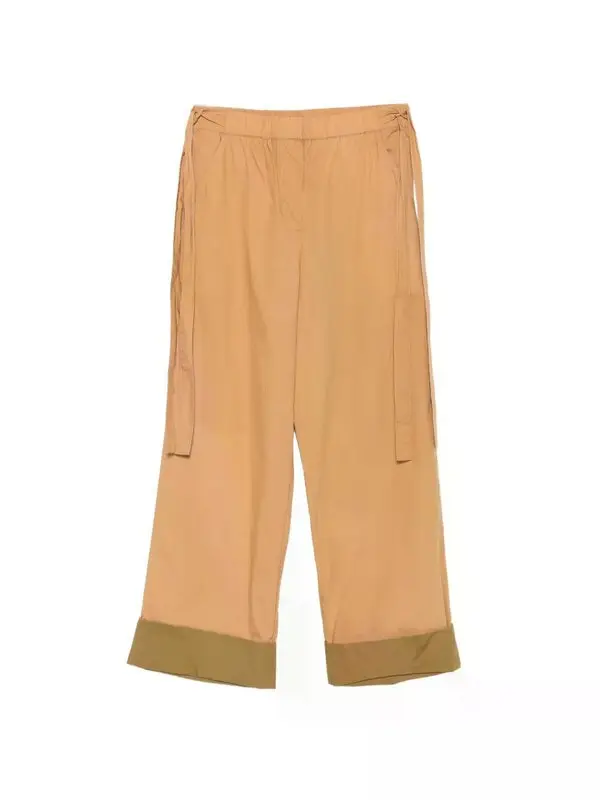 Ulla Johnson Contrast-cuff Side-tie Trousers