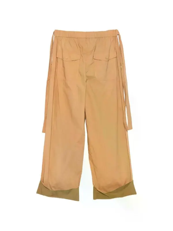 Ulla Johnson Contrast-cuff Side-tie Trousers