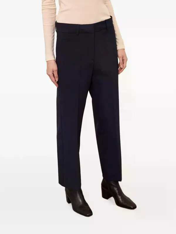 OTTOD'AME Pressed-crease Straight-leg Trousers