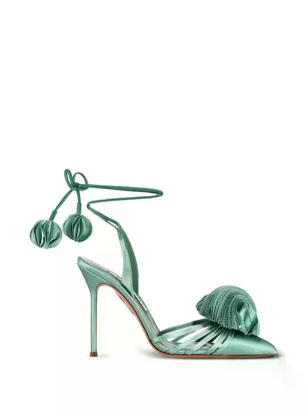 AQUAZZURA Wild Bloom Pumps 105