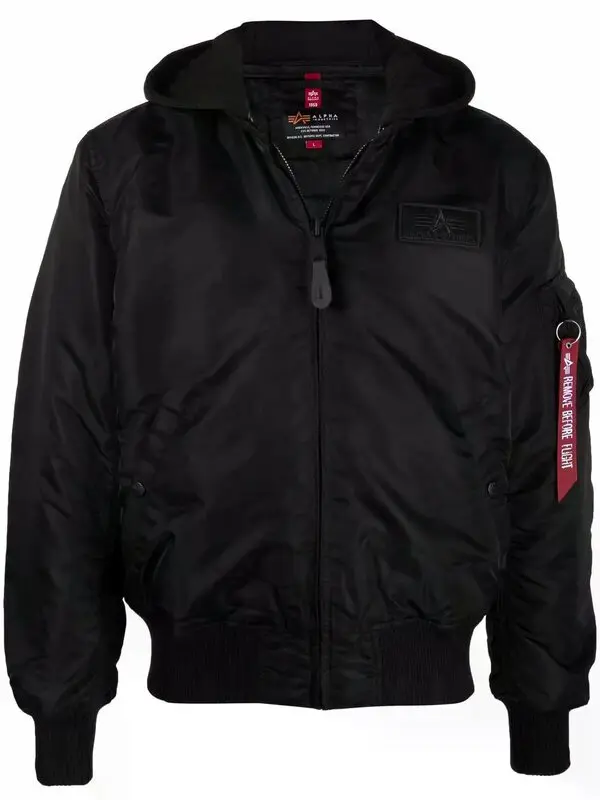 Alpha Industries Logo Bomber Jacket