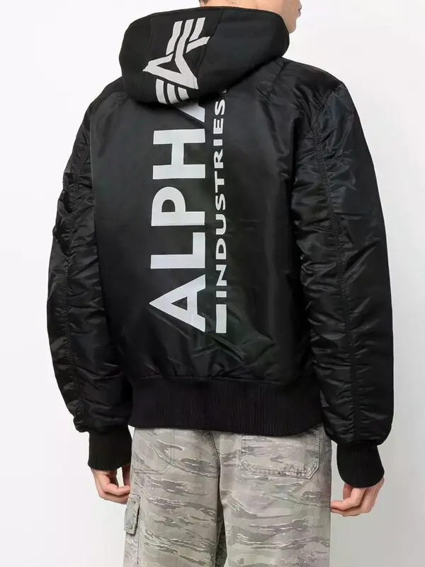 Alpha Industries Logo Bomber Jacket