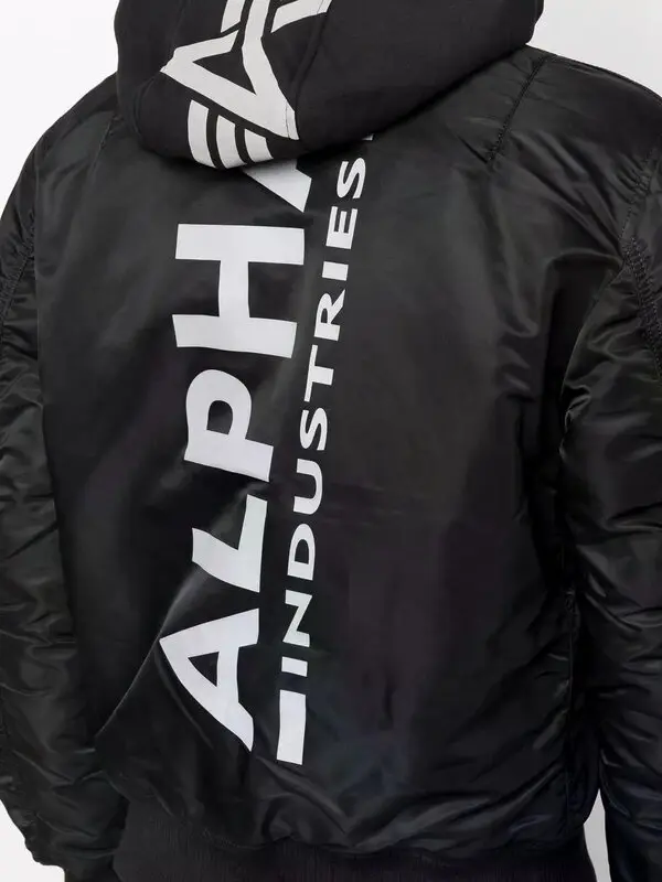 Alpha Industries Logo Bomber Jacket