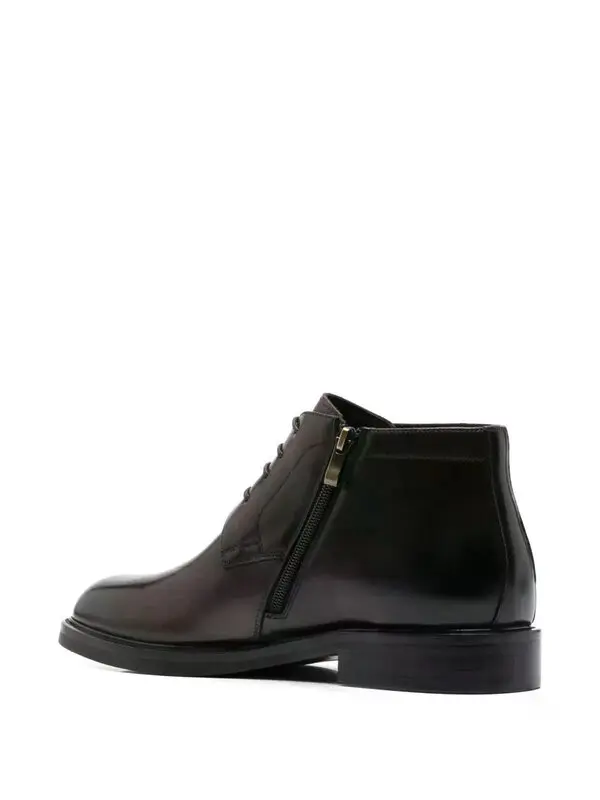 ALBERTO GOZZI Lace-up Leather Boots