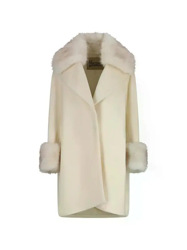Herno Faux-fur Trim Coat
