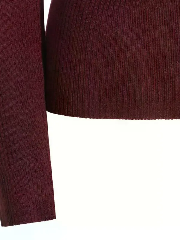 TWINSET Ribbed-knit Roll-neck Sweater