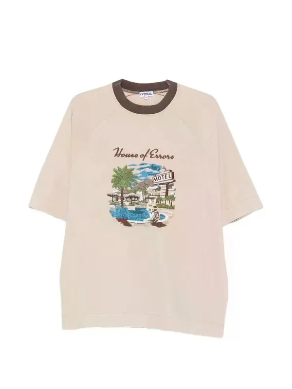 HOUSE OF ERRORS Motel Steakout Logo-embroidered T-shirt