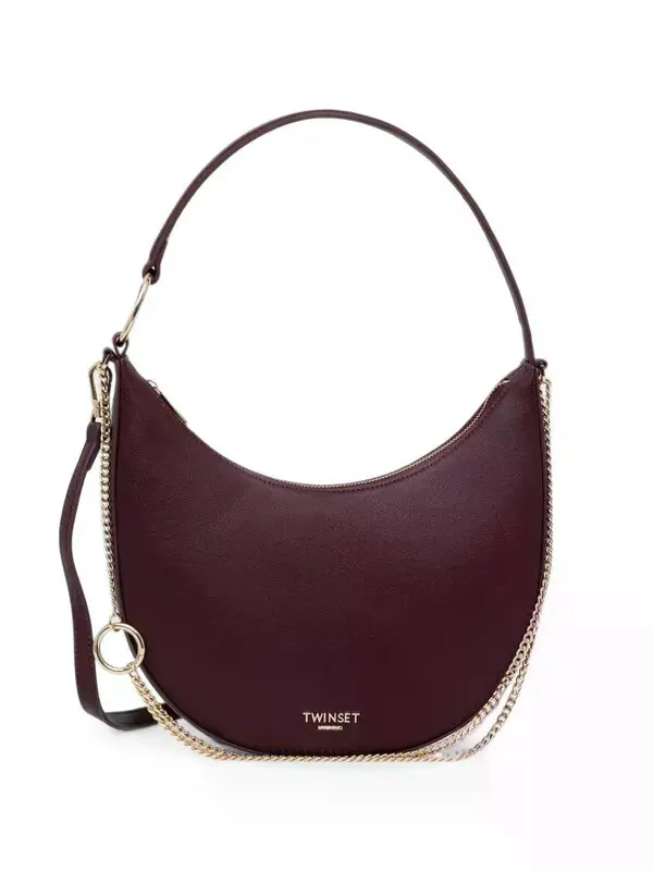 TWINSET Chain-embellished Shoulder Bag - Red