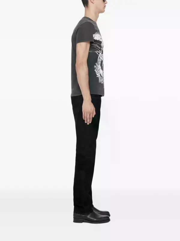 ALLSAINTS Emblems Graphic-print Crew-neck T-shirt