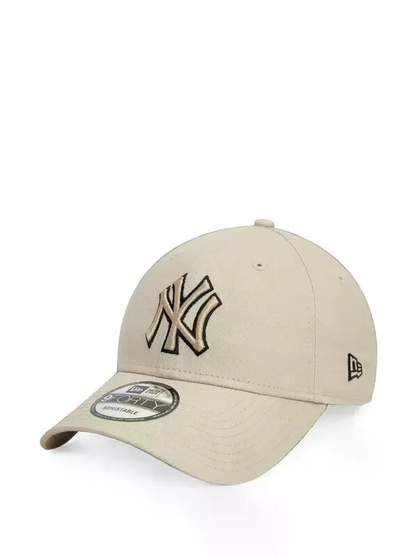 New Era 9forty New York Yankees Logo-embroidered Baseball Cap - Neutrals