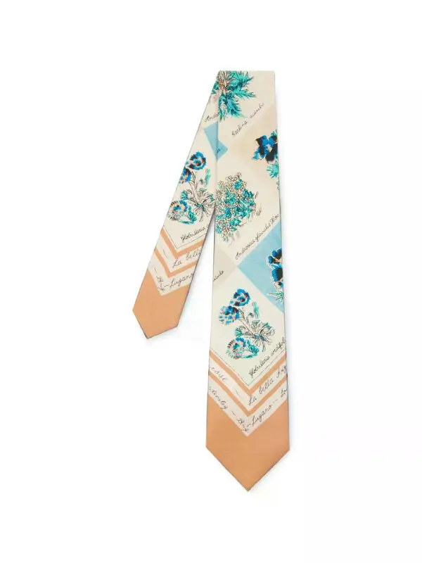 Paul Smith Silk 'garden Flower' Tie