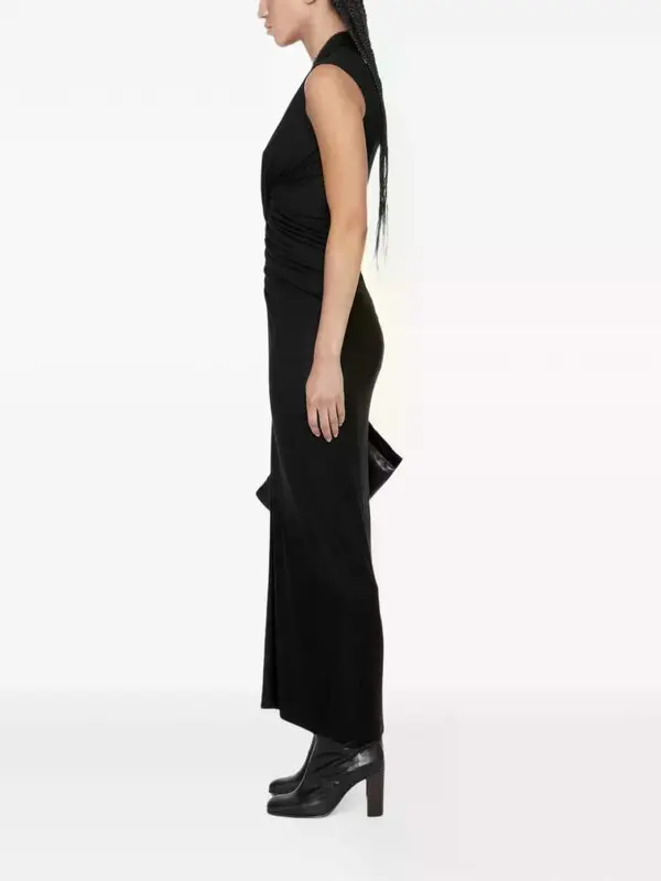 ALLSAINTS Ruched Jersey Maxi Dress