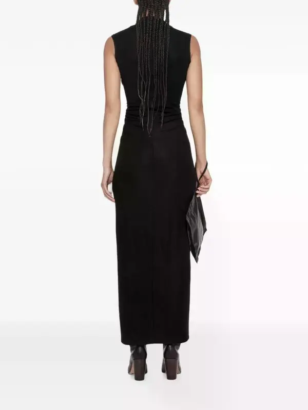 ALLSAINTS Ruched Jersey Maxi Dress