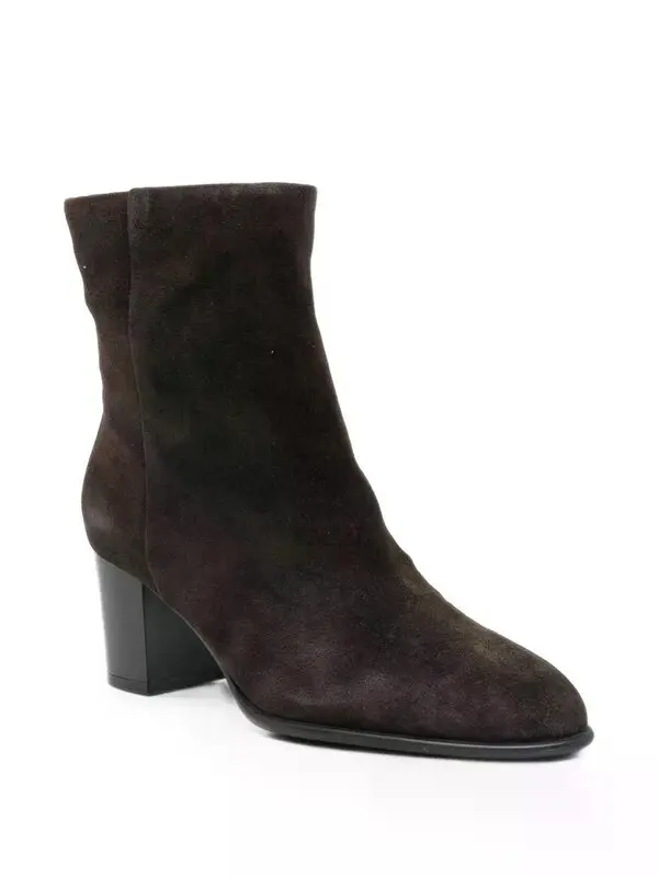 BIBI LOU North Suede Block-heel Ankle Boots