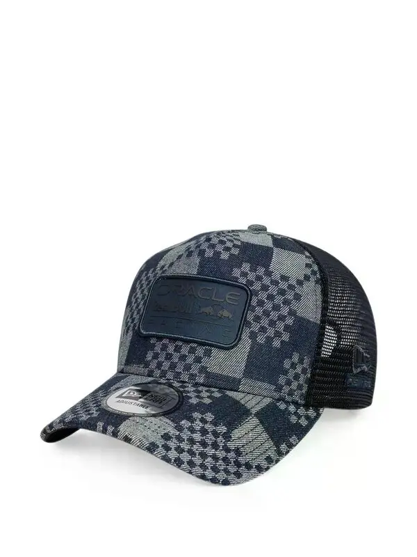 New Era Patterned Denim E-frame Red Bull F1 Trucker Cap