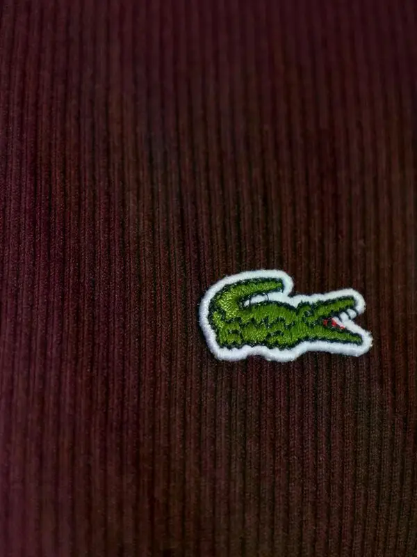 Lacoste Logo-patch Ribbed T-shirt